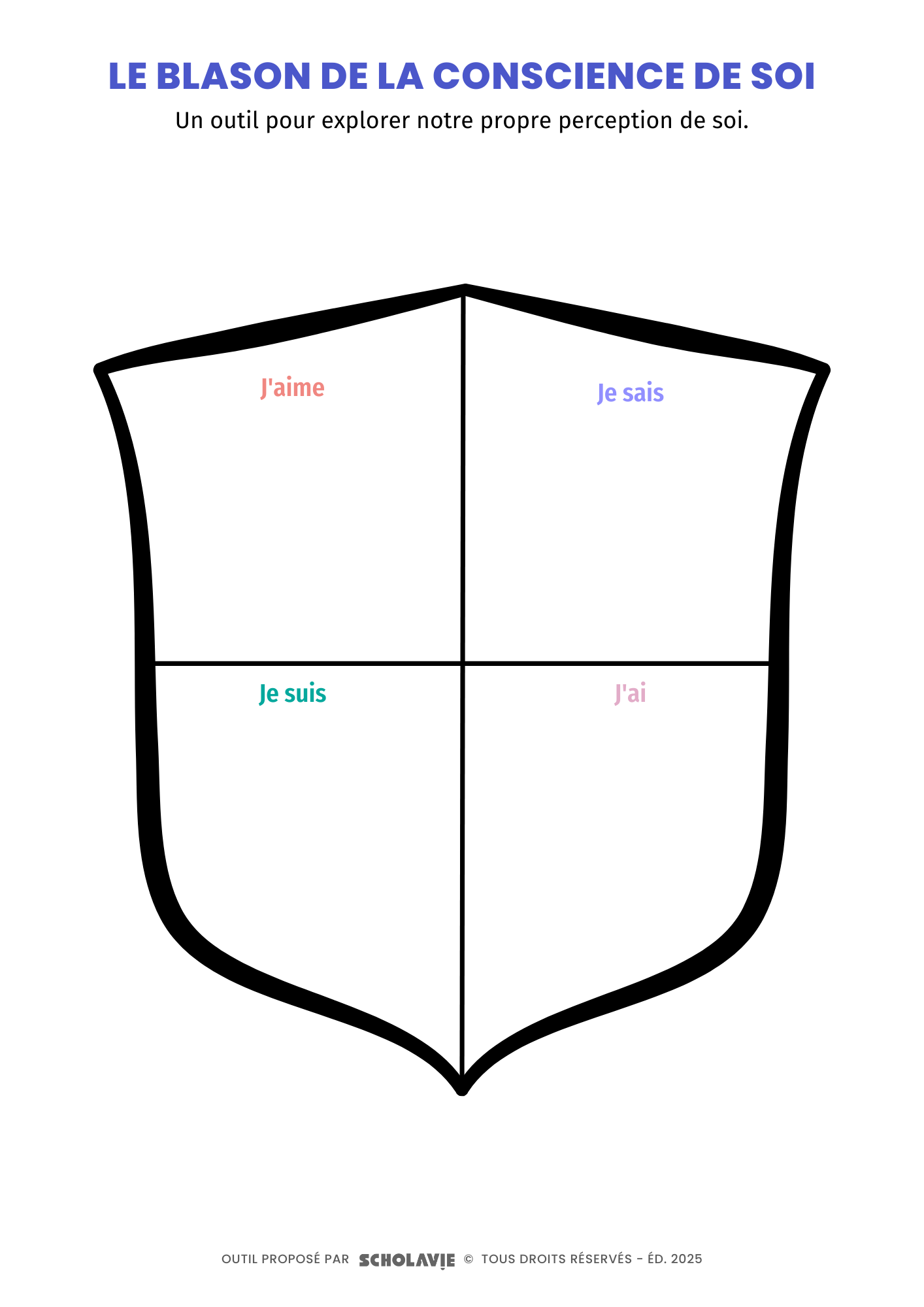 Blason conscience de soi - ScholaVie